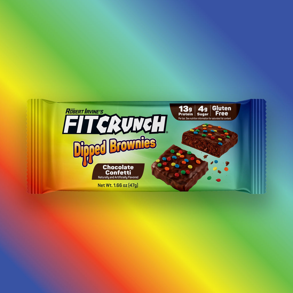 FITCRUNCH Wafer Protein Bars Chocolate Peanut Butter (9ct)