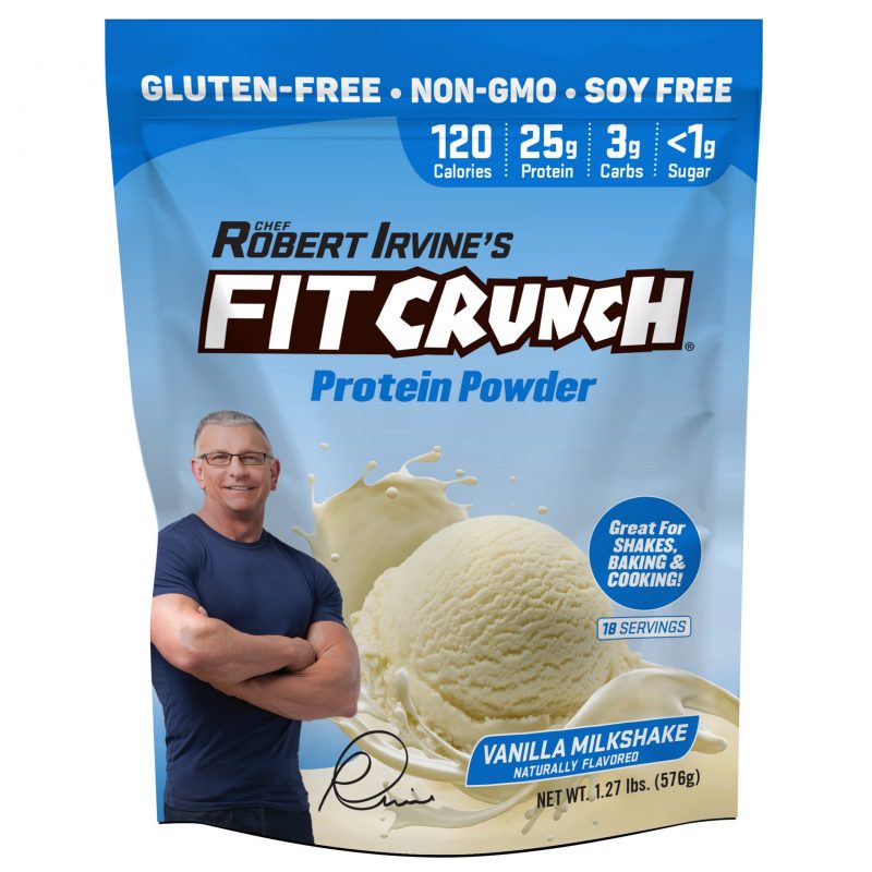 FITCRUNCH Vanilla Milkshake Protein Powder (18 servings)