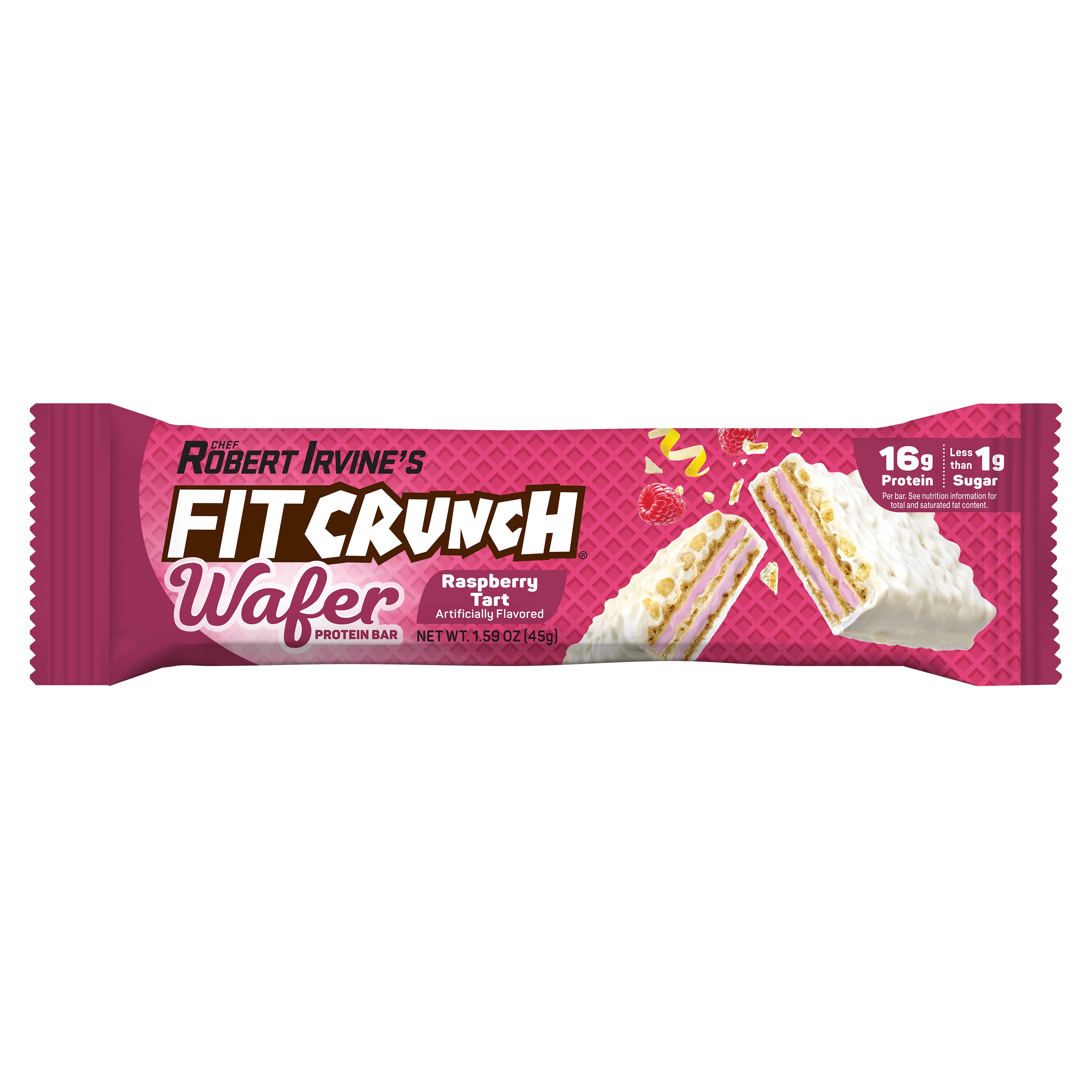 FITCRUNCH Wafer Protein Bars Raspberry Tart (9ct)
